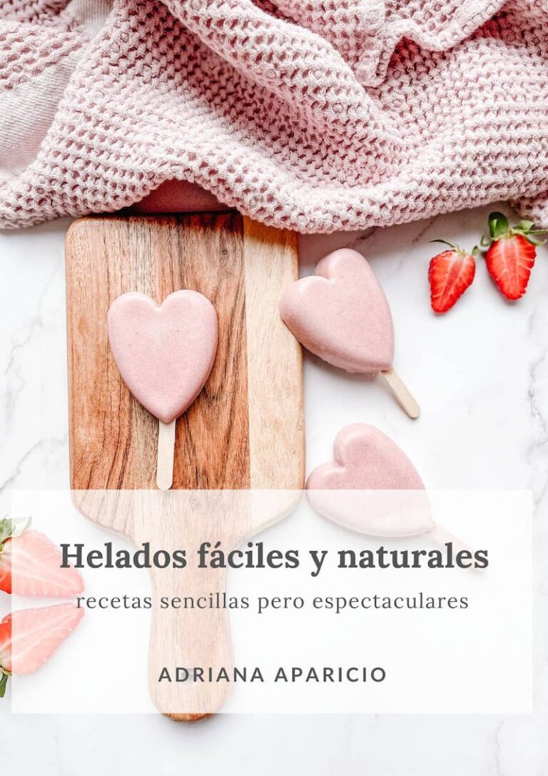 e-book Helados caseros y naturales | Naturalmente Adri