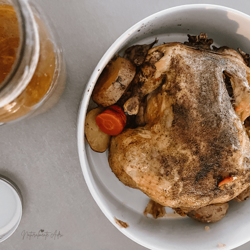 Pollo asado en la Instant Pot | Naturalmente Adri